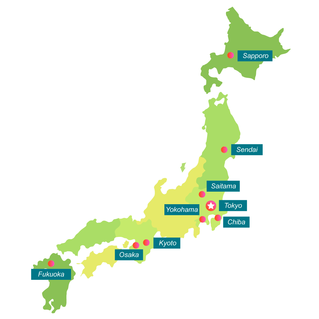 Find the Perfect City to Live in, while studying in Japan